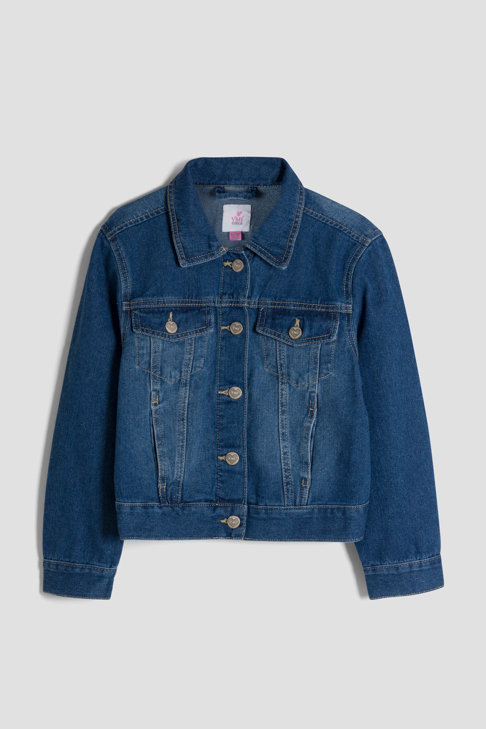 Girls Basic Oversized Denim Jacket from YMI GIRLS – YMI JEANS