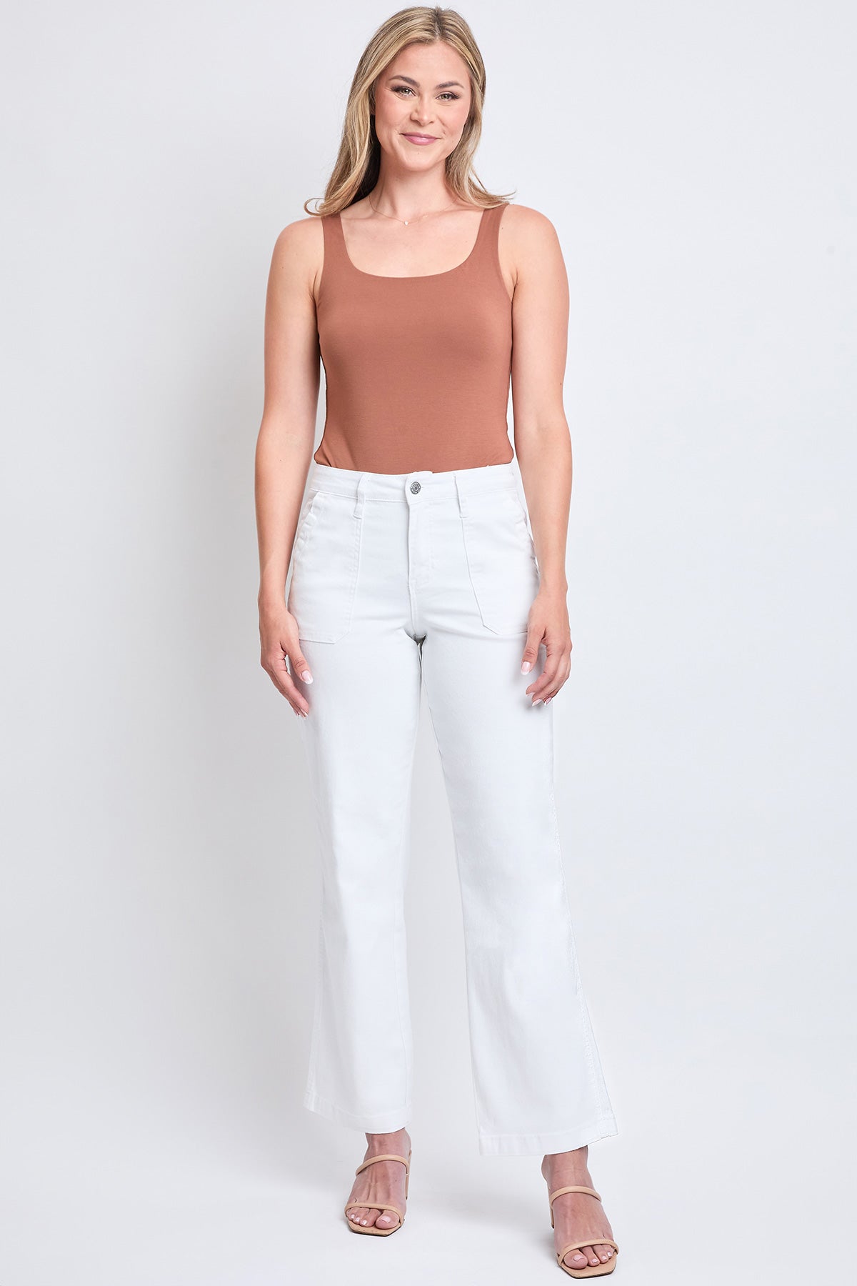 Women's High Rise Pork Chop Pocket Wide Leg Pant from ROYALTY FOR ME ...